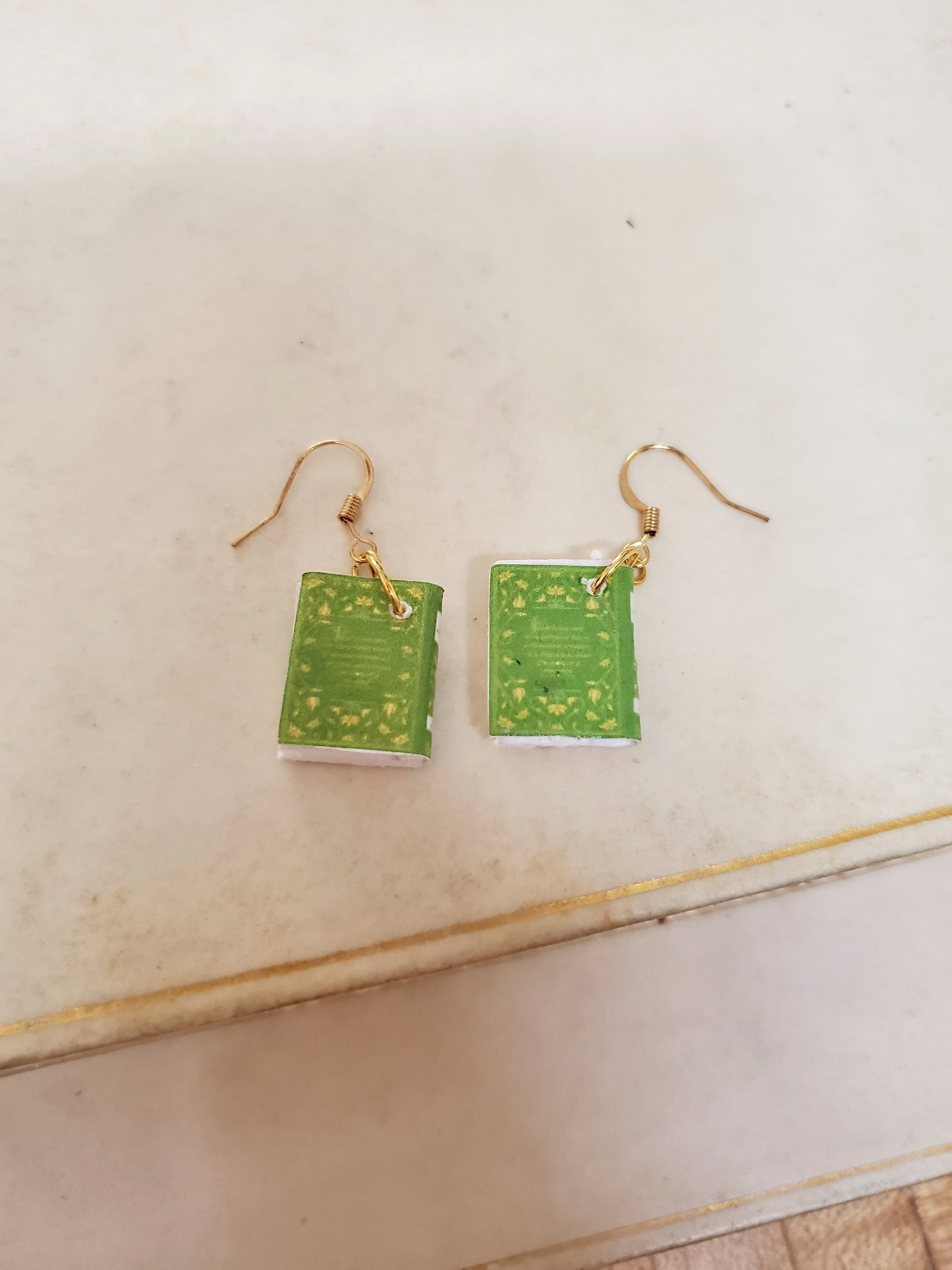 Sense and Sensibility Miniature Book Earrings Mini Book | Etsy