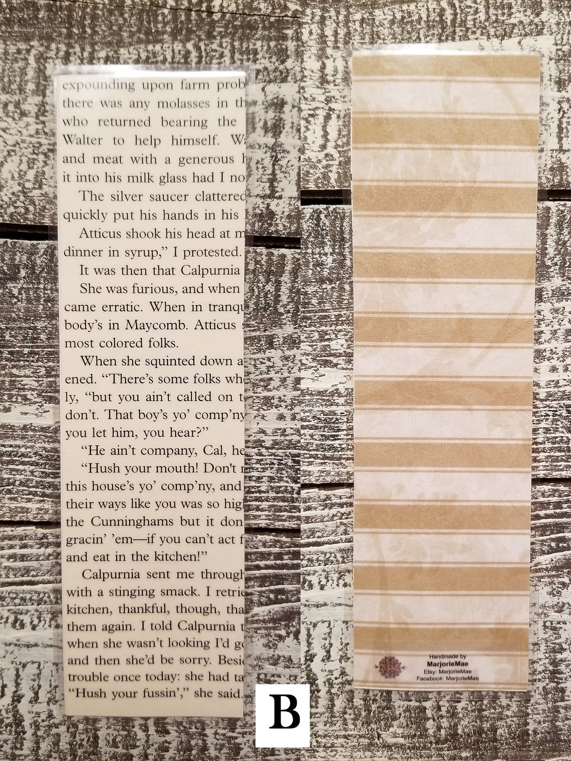 To Kill A Mockingbird Book Page Bookmarks, Real Book Page Bookmarks ...