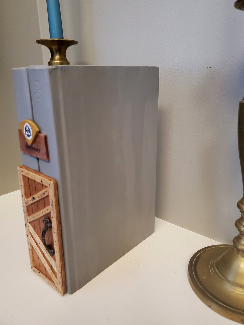 Apothecary Witch & Wizard Shop Book Nook Door Book Art Book - Etsy