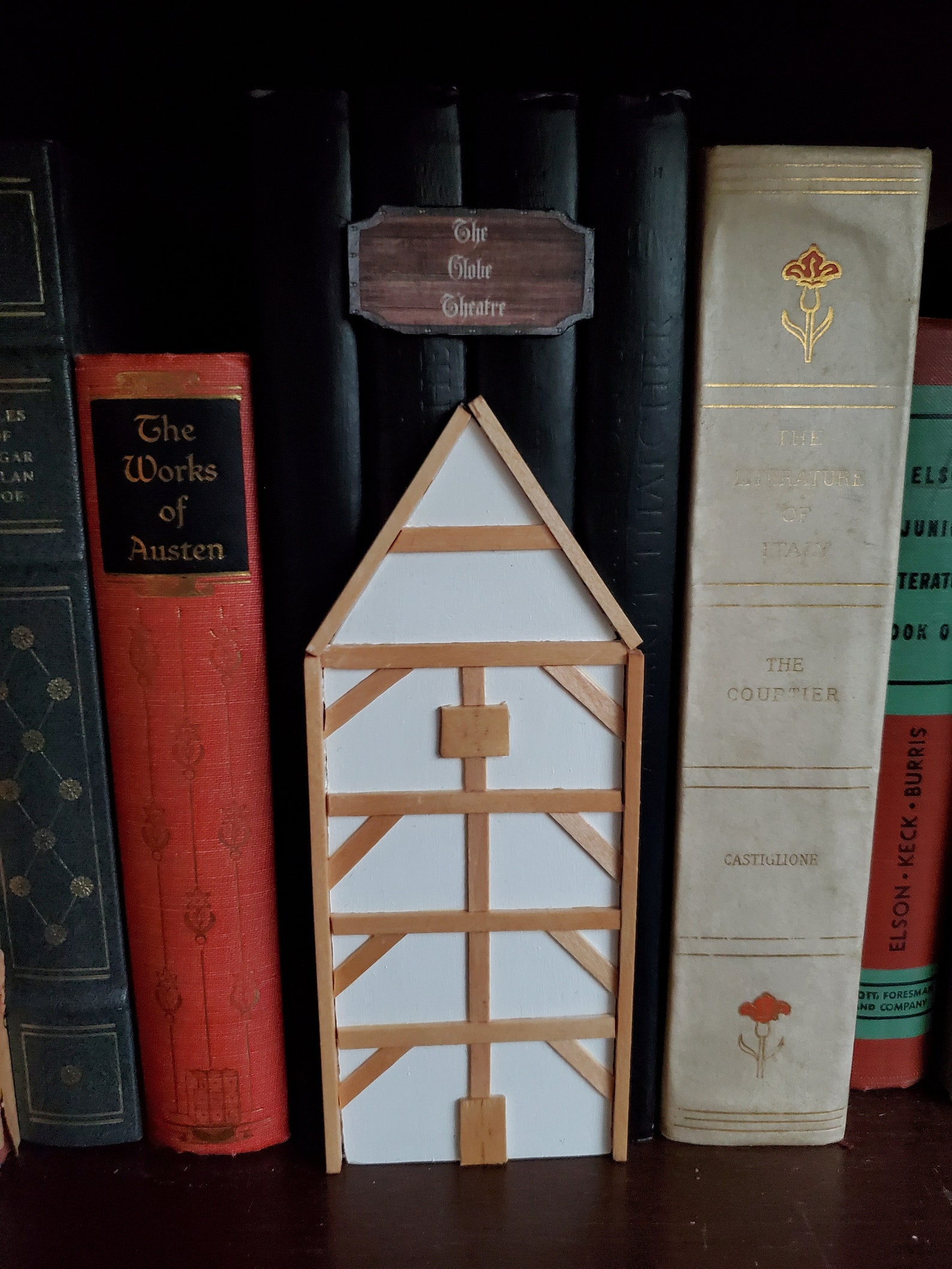 William Shakespeare Inspired Book Nook Door Globe Theatre | Etsy