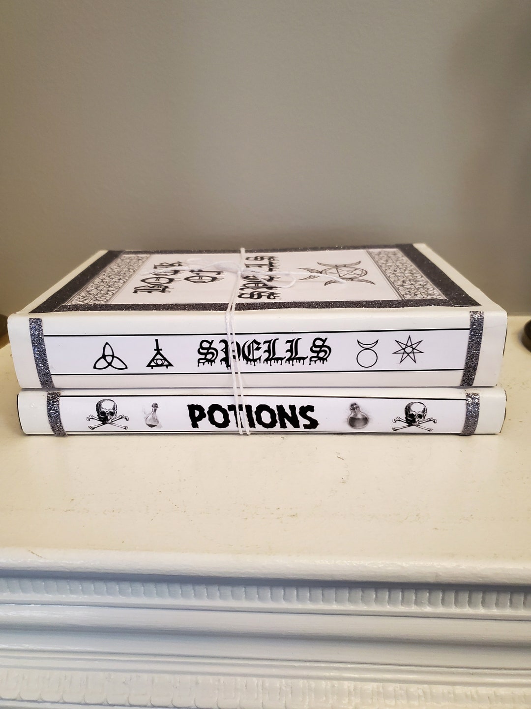 Spells and Potions Books Decoration, Witches Books Decor, Spell Book ...
