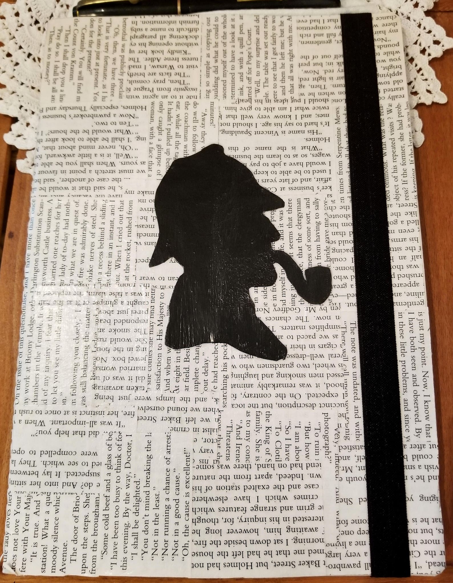 Sherlock Holmes Journal, Lined Blank Page Journal, Book Page Journal ...