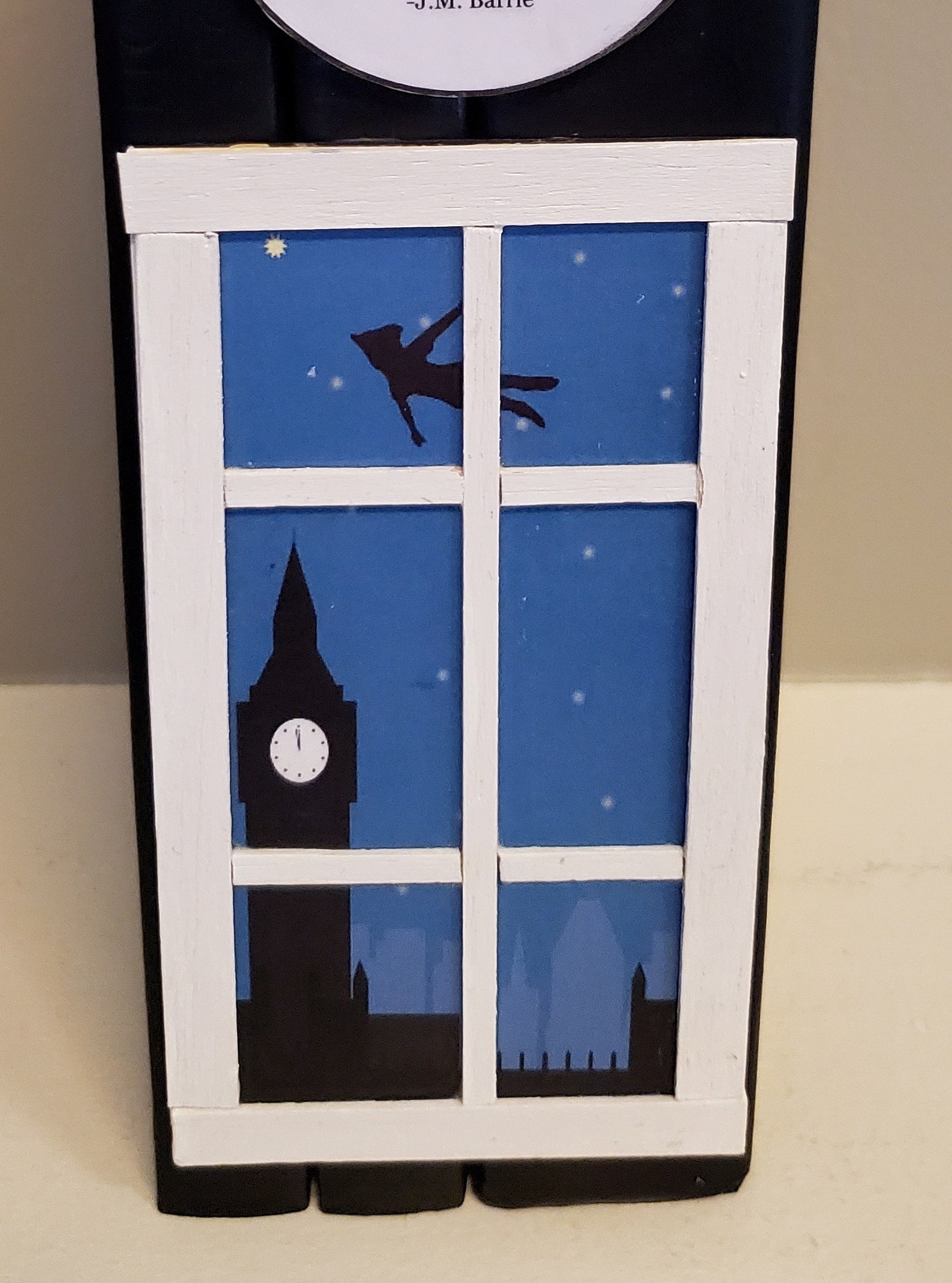 Peter Pan Inspired Book Nook Door Book Art Book Decor | Etsy