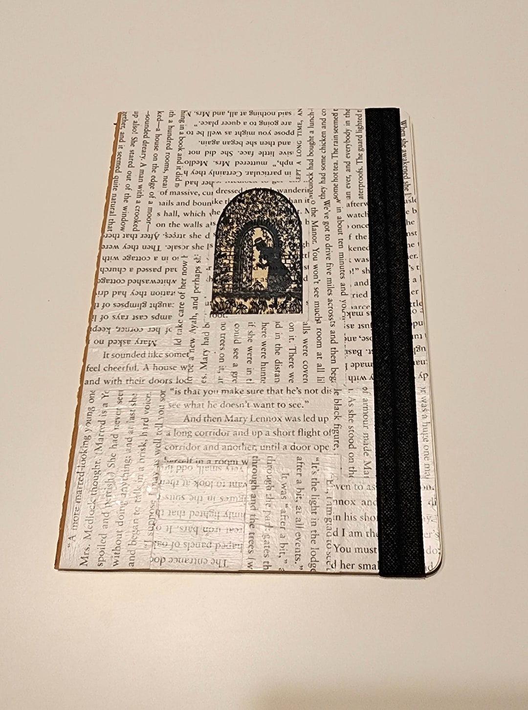 Secret Garden Book Page Journal/notebook, Book Page Journal, Blank Page ...