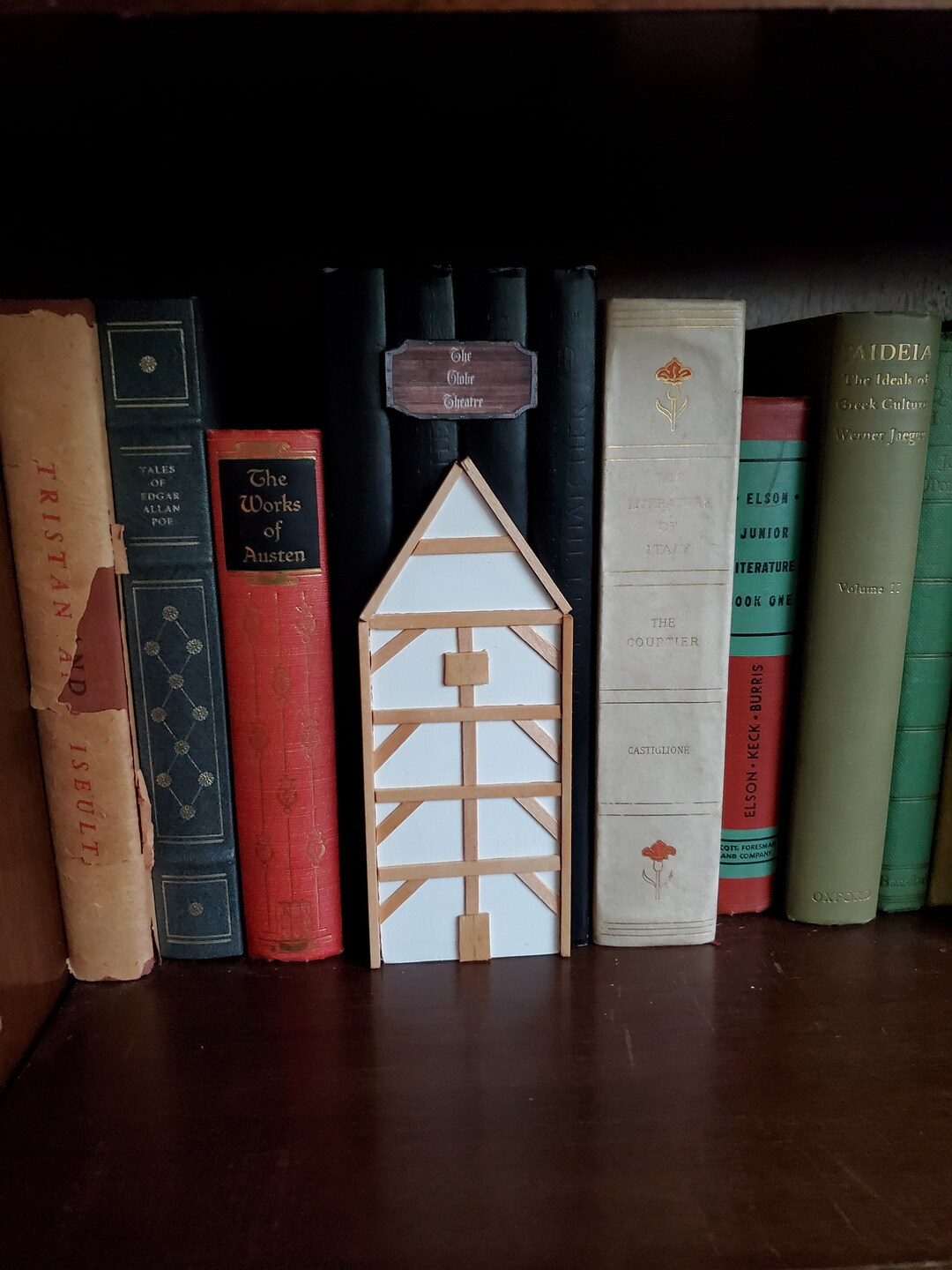 William Shakespeare Inspired Book Nook Door, Globe Theatre, Book Art ...