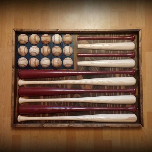 13 Baseball Bat Halves to Make American Flag. 18 Inch Bats - Etsy
