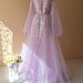 Lavender Boudoir Dress, Purple Wedding Dress, Summer Wedding Dress ...