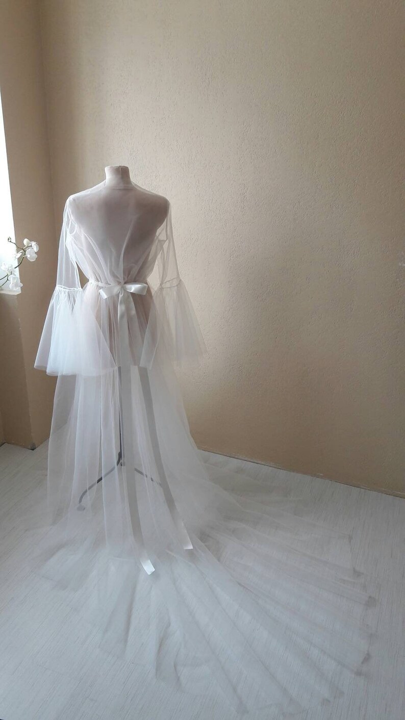 Luxury Boudoir Robe Bridal Boudoir Robe Ivory Boudoir Dress - Etsy