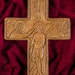 Cross With Christs Baptism Aromatic Wall Cross Made With Pure Beeswax ...