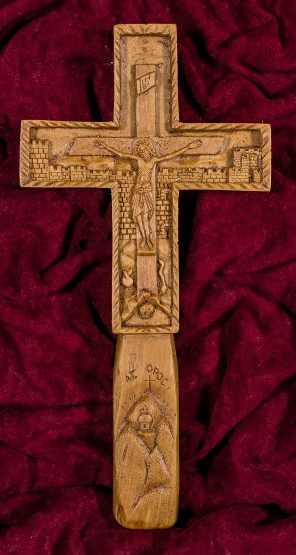 Blessing Wall Cross Aromatic Crucifix made with pure beeswax | Etsy