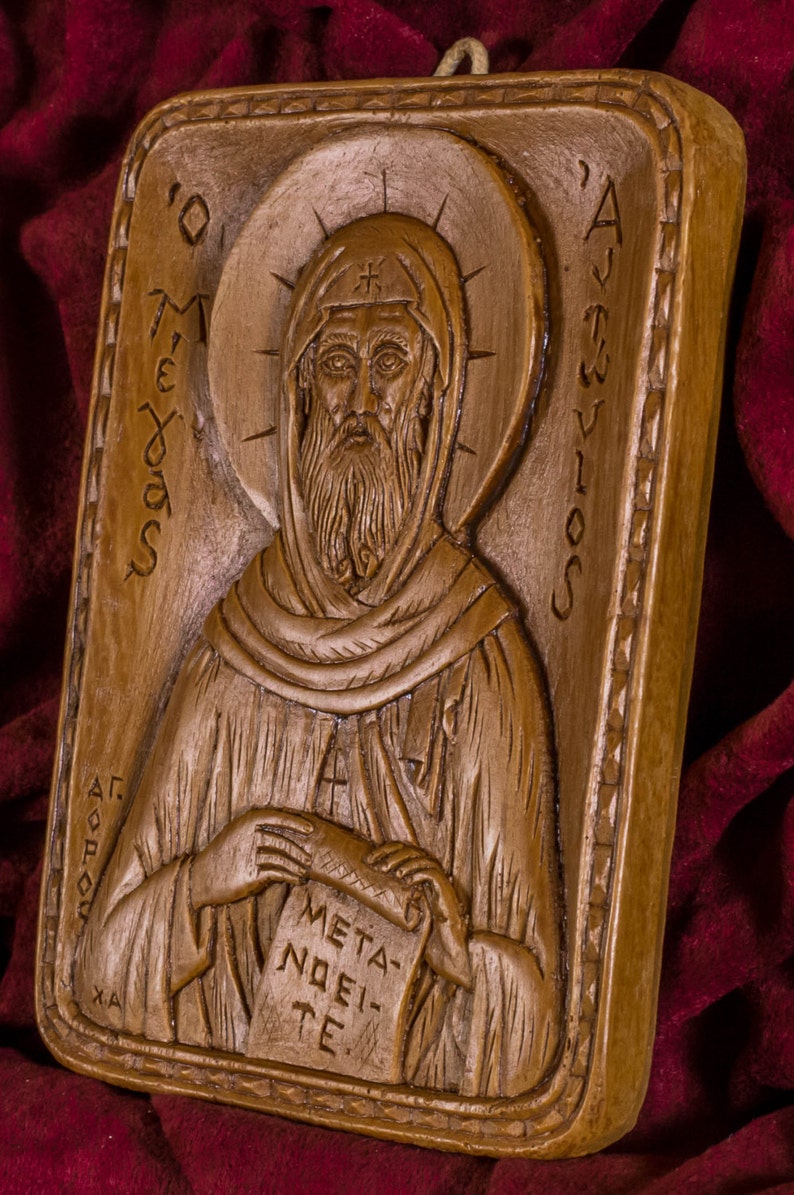 Saint Anthony the Great Aromatic Christian Wall Icon Plaque Made With ...