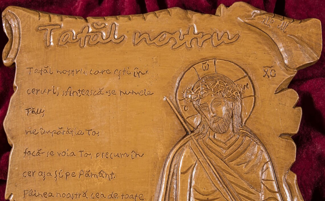 Our Father Prayer in Romanian tatăl Nostru Aromatic - Etsy