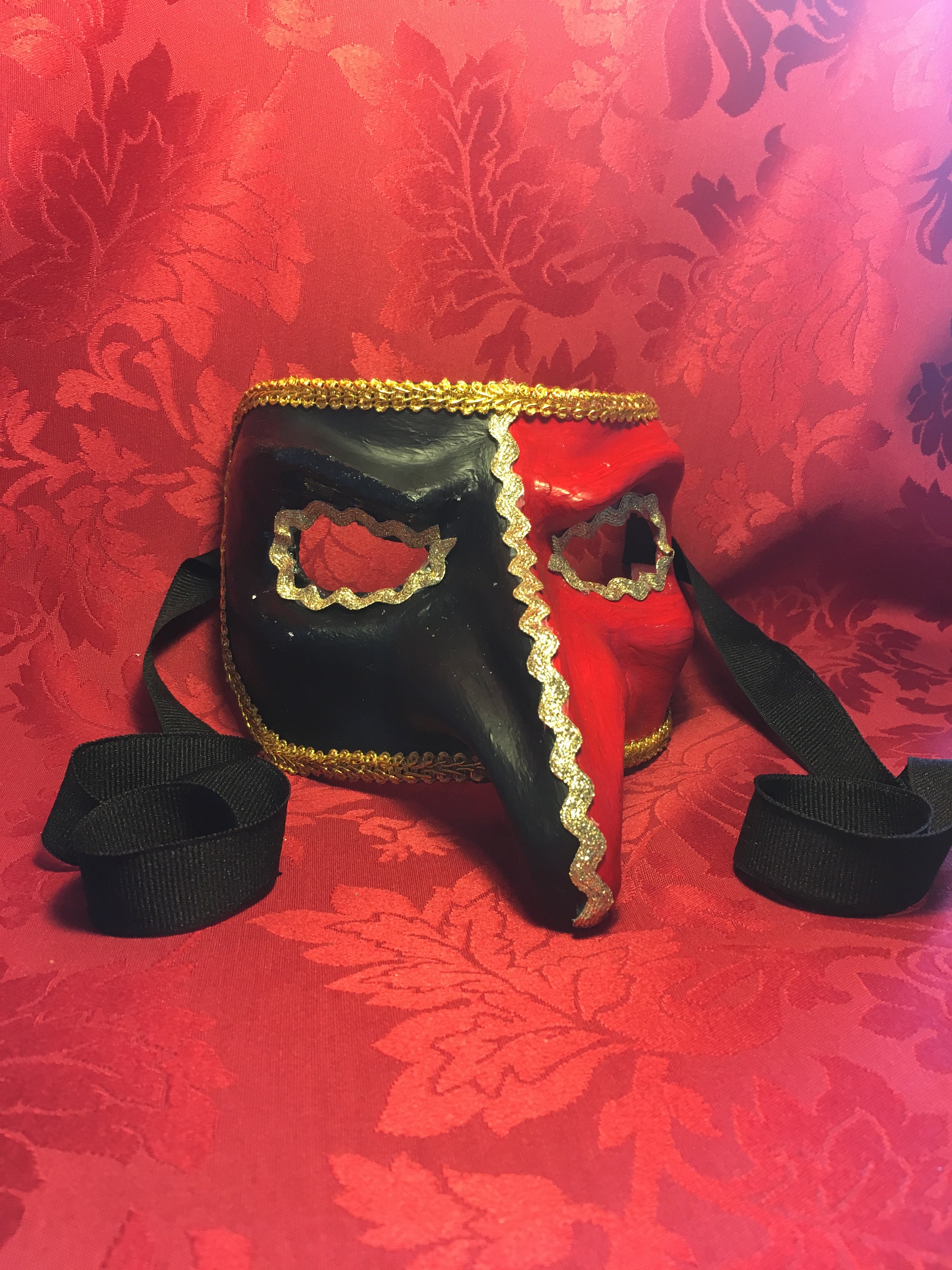 Pulcinella Mask Original Venetian Handmade - Etsy Sweden