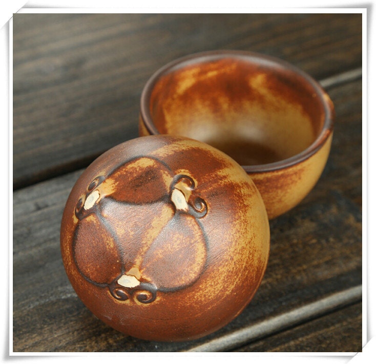 Chinese Ceramic Tea Set Stoneware Teapot and Tea Cup Unique | Etsy