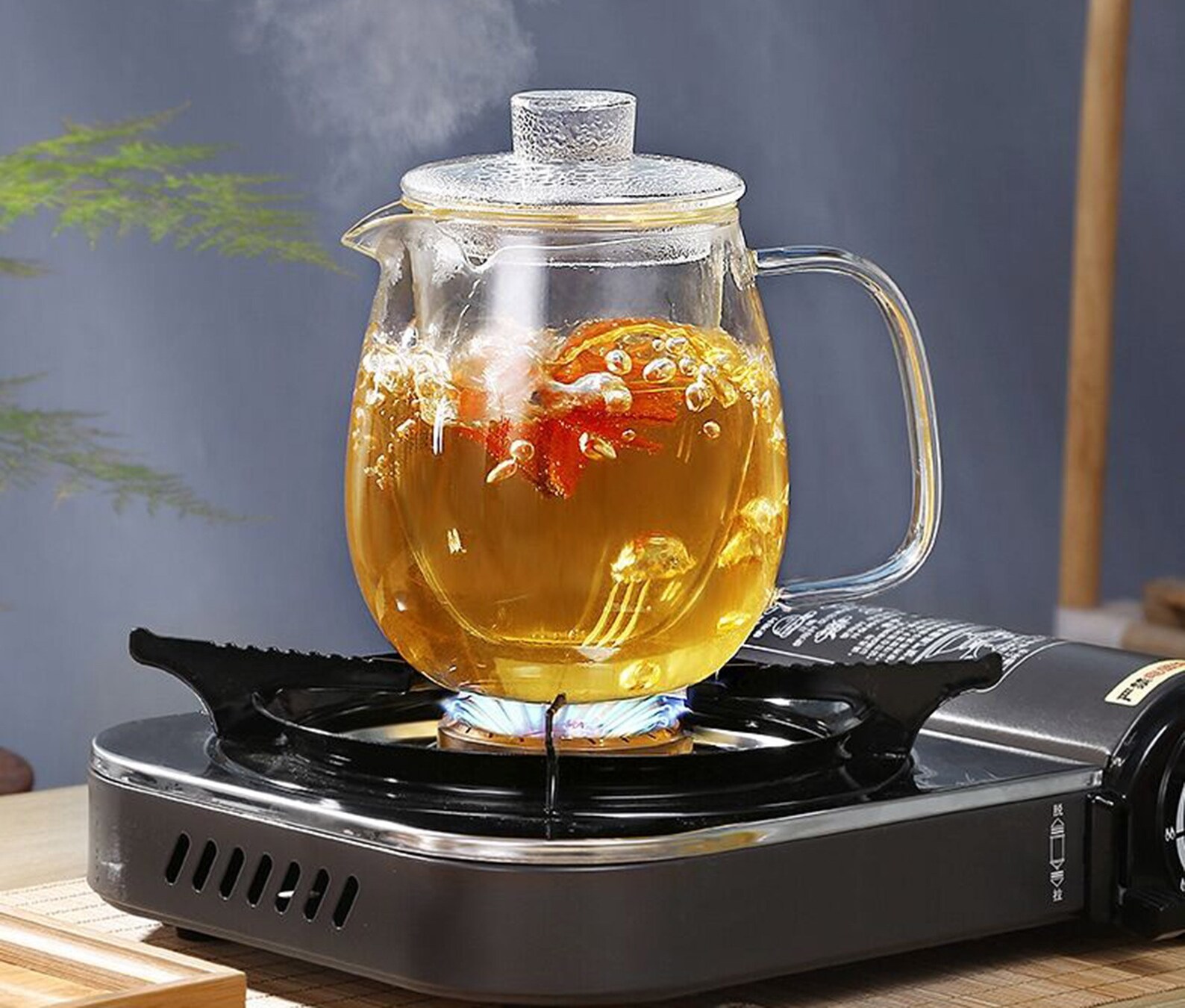 Stovetop & Microwave Safe Borosilicate Glass Teapot 20 Fl. Oz | Etsy