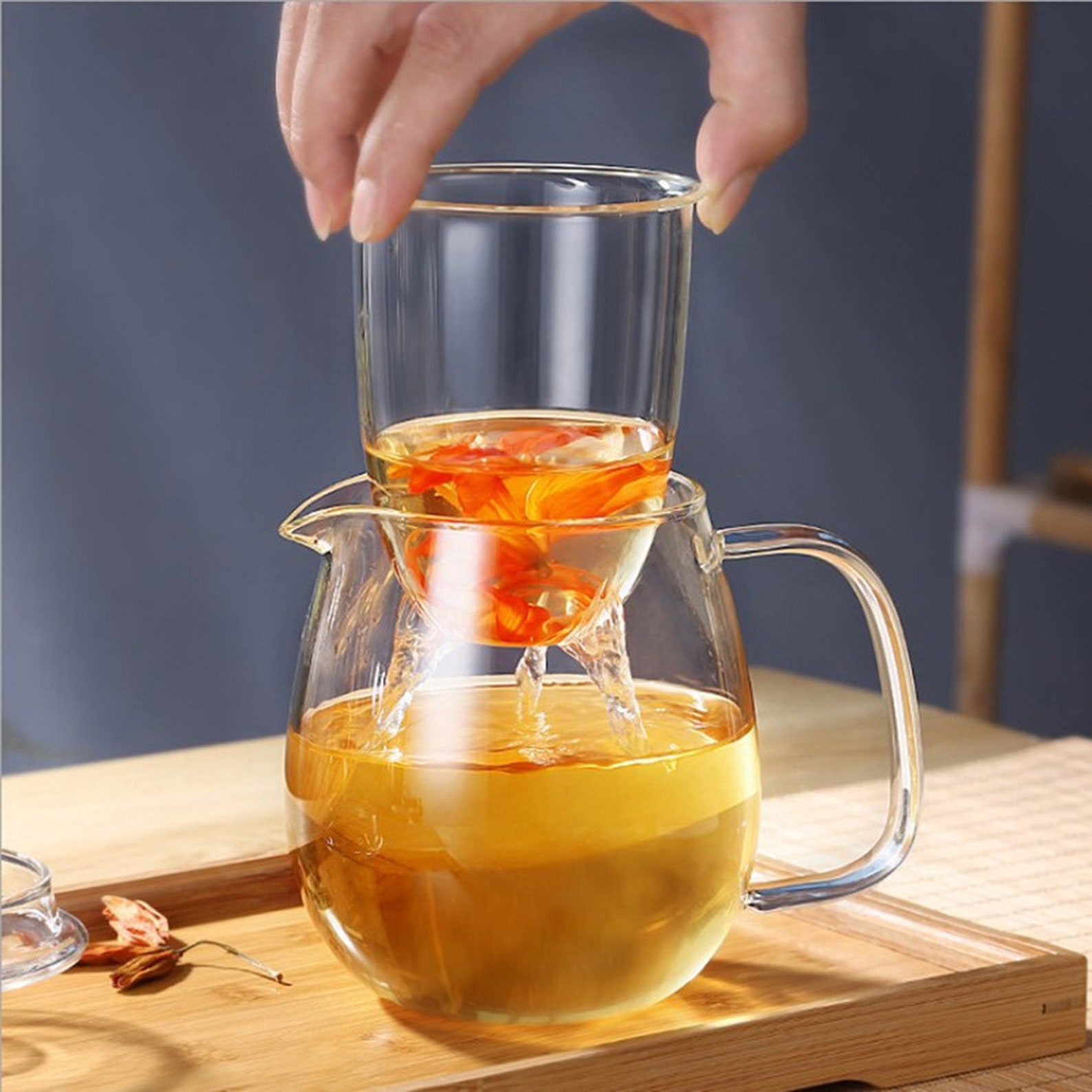 Stovetop & Microwave Safe Borosilicate Glass Teapot 20 Fl. Oz | Etsy