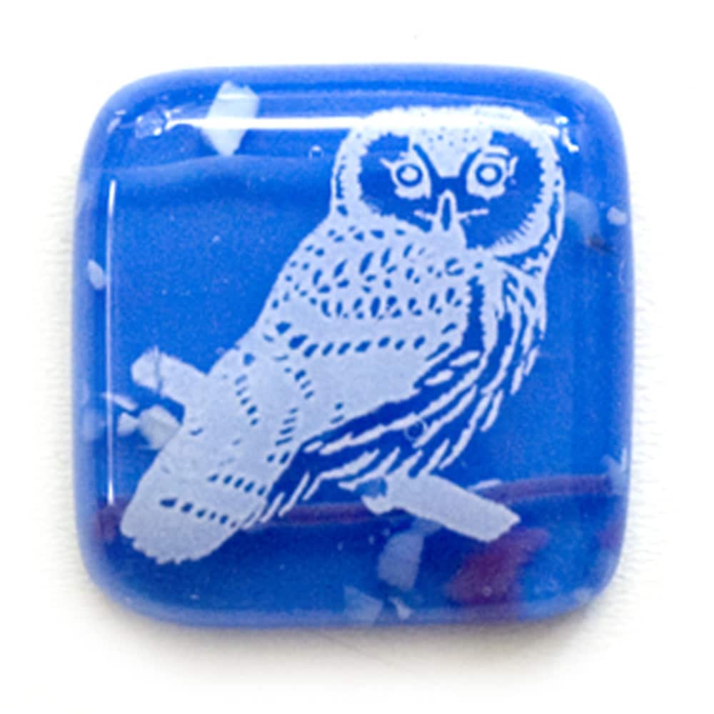 Owl Glass Fusing Decal for Glass or Ceramics - Etsy