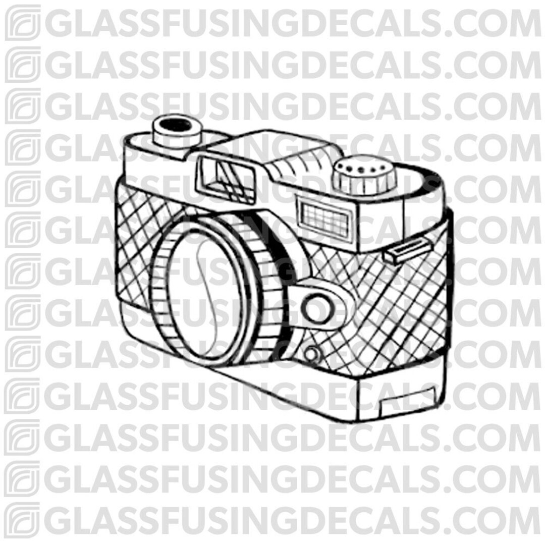 Camera Glass Fusing Decal for Glass or Ceramics - Etsy