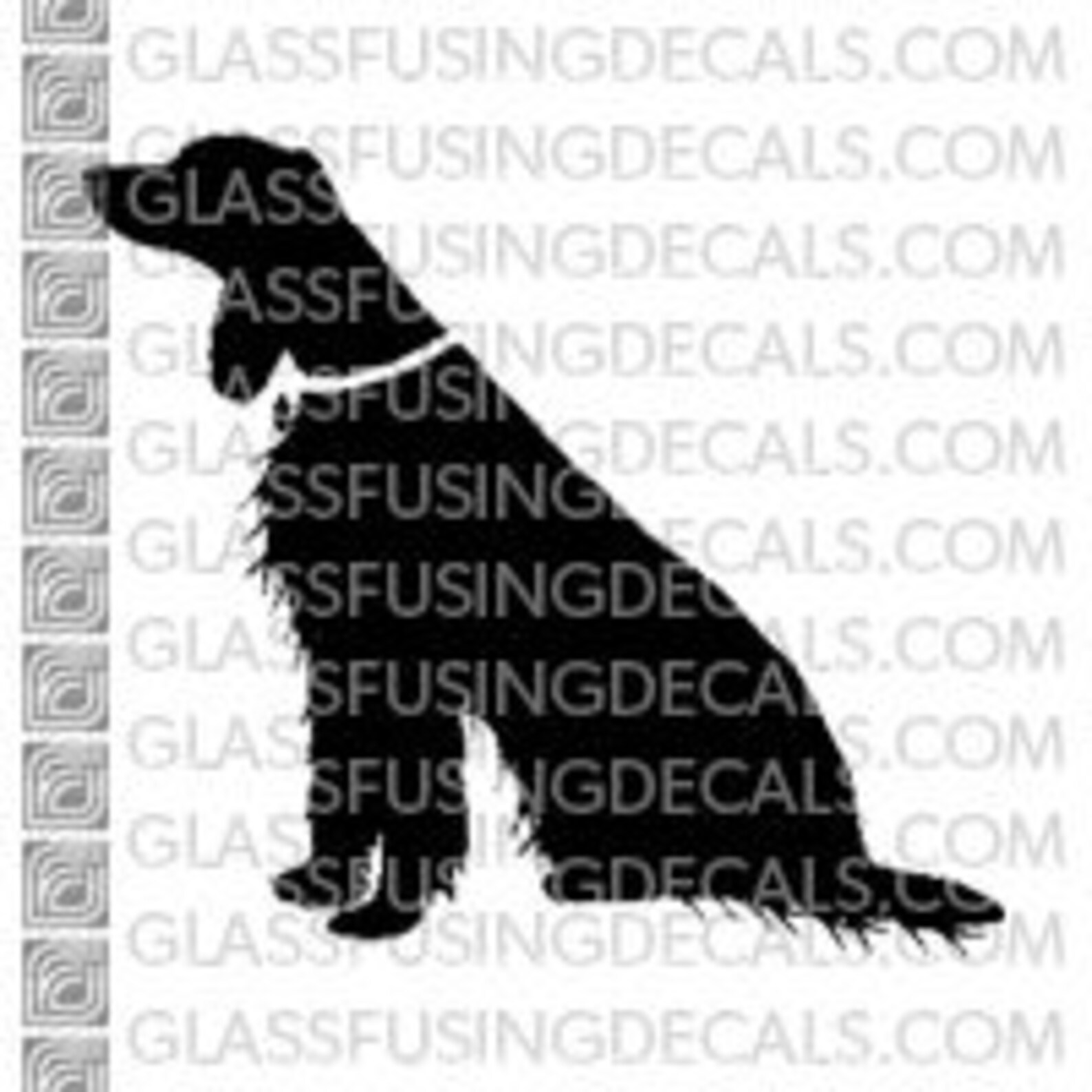 Dogs - Irish Setter 2 Glass Fusing Decal for Glass, Enamelling, or ...