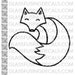 Fun Fox 2 - Glass Fusing Decal for Glass, Ceramics, and Enamelling - Etsy