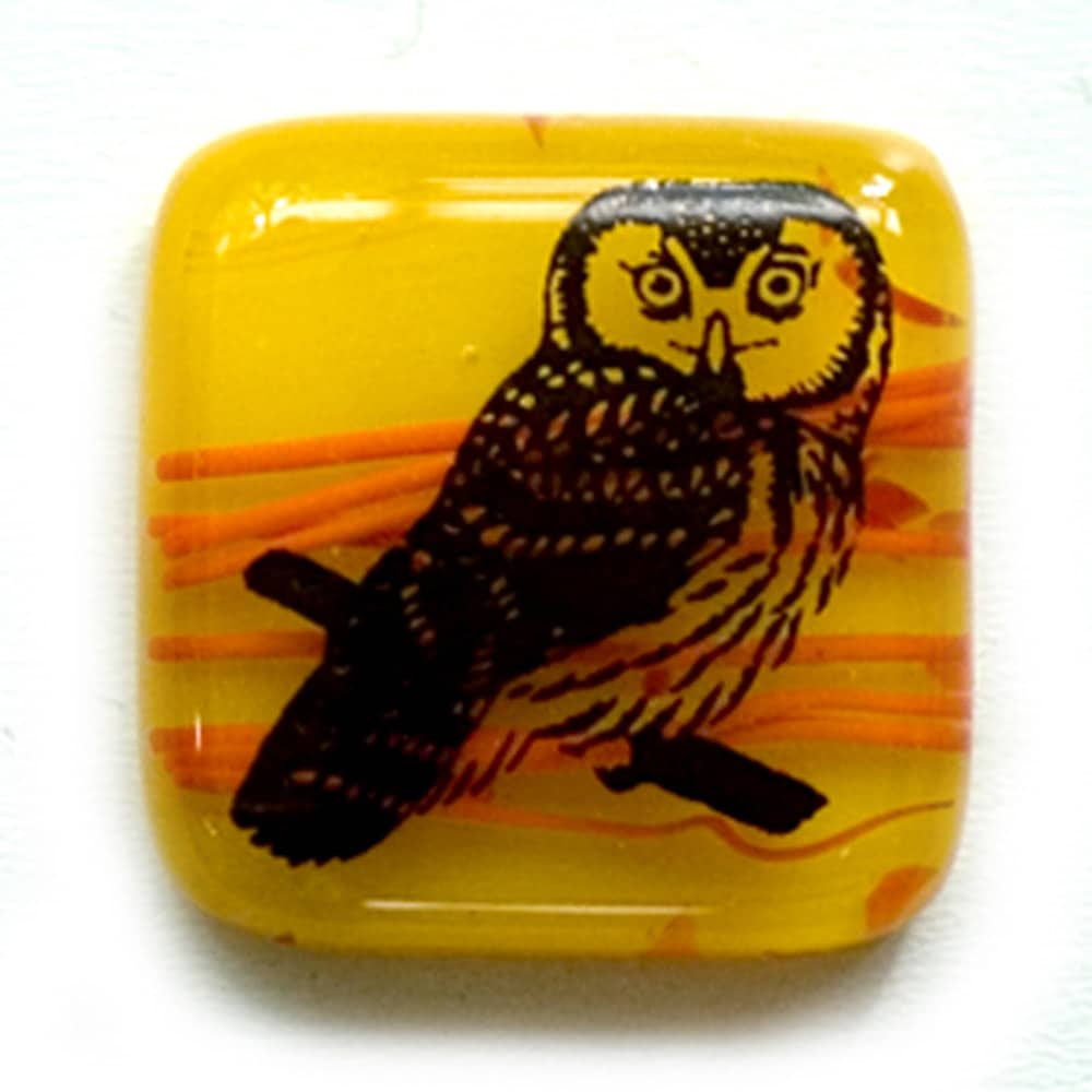 Owl Glass Fusing Decal for Glass or Ceramics - Etsy