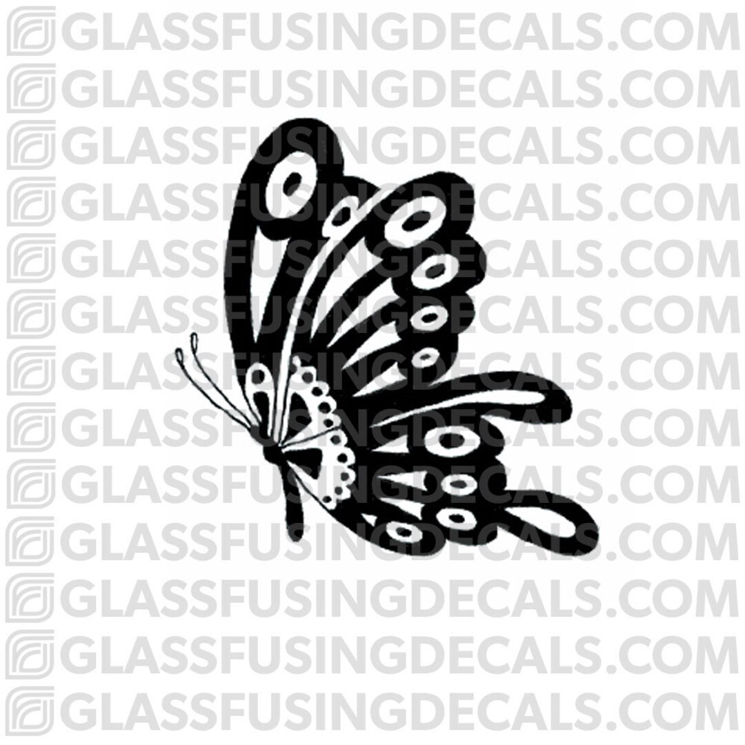 Butterfly 3 Glass Fusing Decal for Glass or Ceramics - Etsy