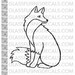 Fox 1 - Glass Fusing Decal for Glass, Ceramics, and Enamelling - Etsy