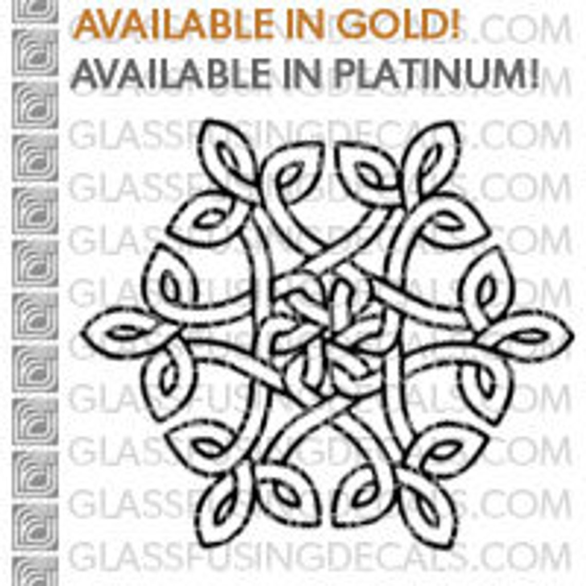 Snowflake 3 - Glass Fusing Decal for Glass or Ceramics - Etsy