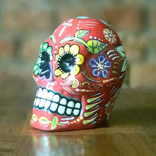 Ceramic Sugar Skull - Etsy