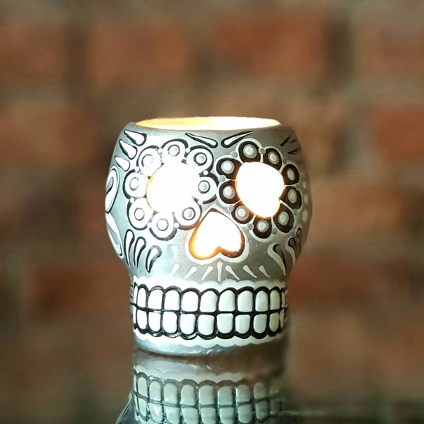 Ceramic Sugar Skull - Etsy