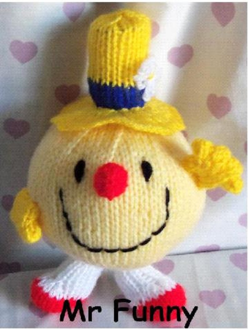Mr Men Lookalike Knitting Patterns Series 3 - Etsy Ireland