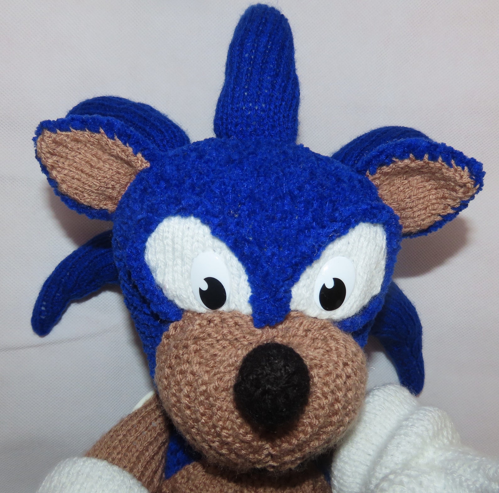 Sonic the Hedgehog Knitting Pattern - Etsy UK