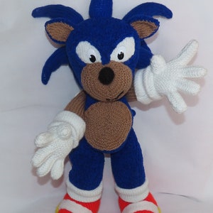 Sonic the Hedgehog Knitting Pattern - Etsy UK