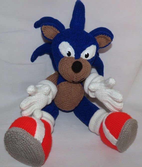 Sonic the Hedgehog Knitting Pattern - Etsy New Zealand