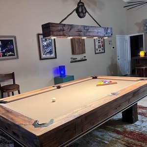Pool Table With LED Recessed Lights - Etsy
