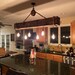 Rustic Barn Beam Ceiling Light - Etsy