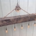 Rustic Barn Beam Ceiling Light - Etsy