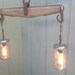Rustic Antique Double Tree Yoke Hitch With LED Lanterns/mason Jars or ...