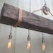 Rustic Barn Beam Ceiling Light - Etsy