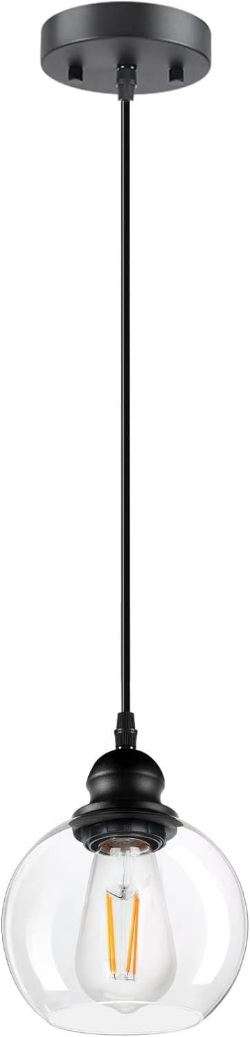 60” Barn Beam With Five Suspended Glass Globes - Etsy