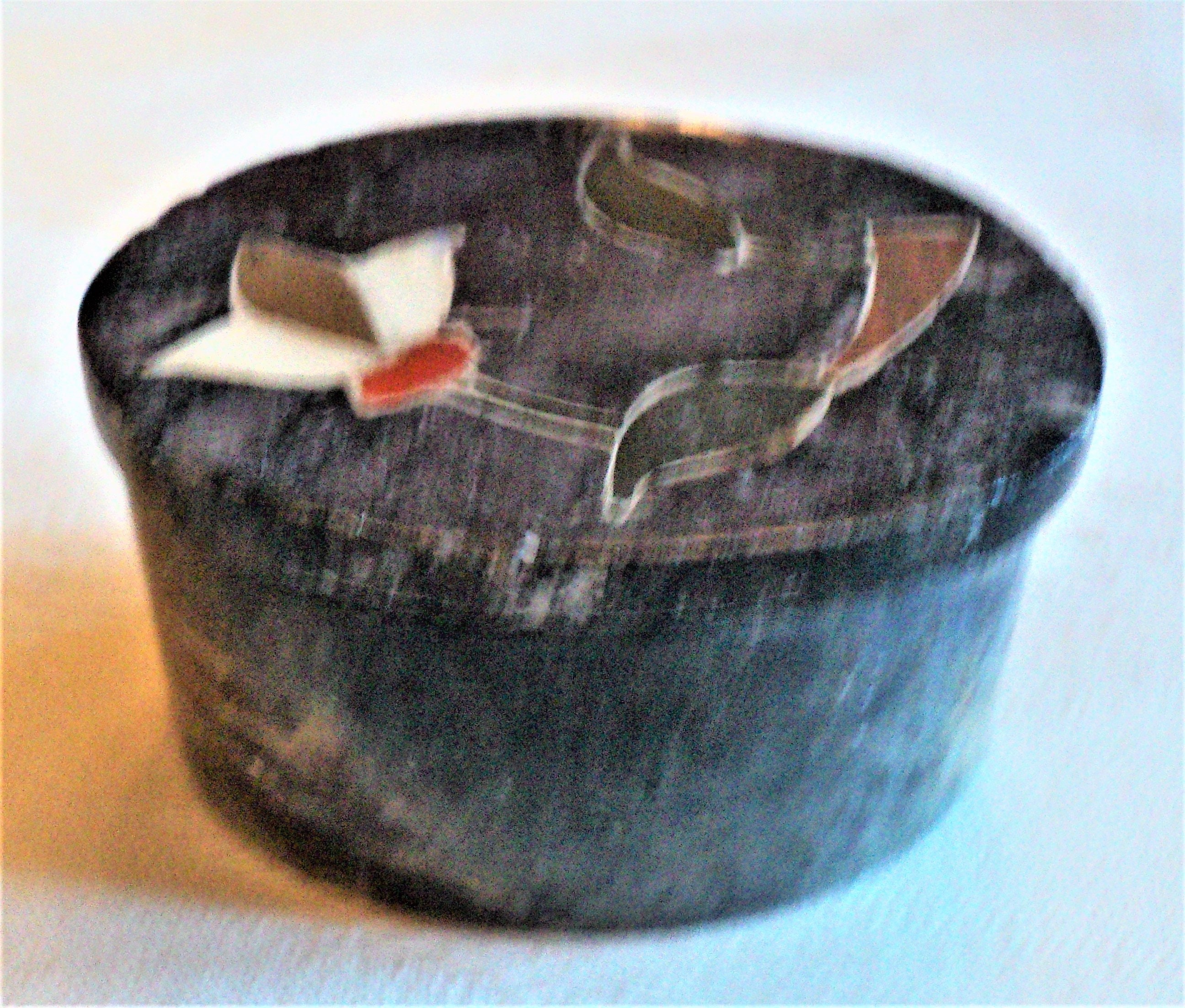 SOAPSTONE BOXES, LOTUS Flowers, Soapstone Dome, Nickel Silver With ...