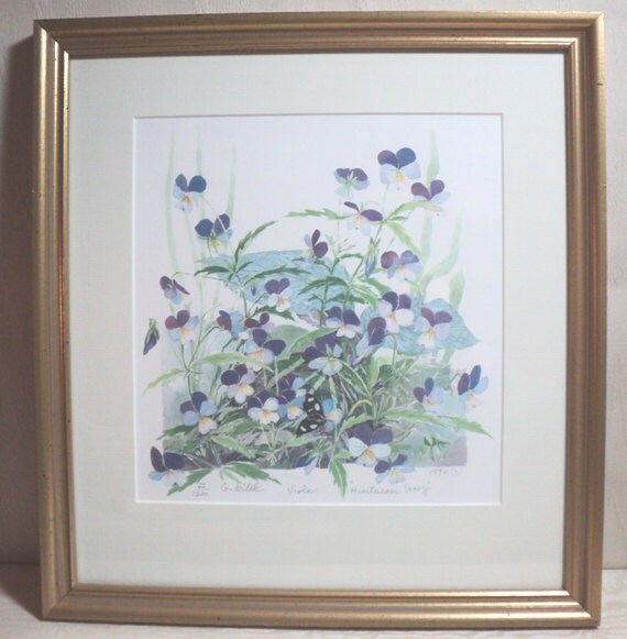 Vintage Floral Print, Gary Milek, Cider Hill Farm, Floral Print ...