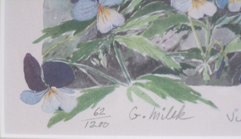 Vintage Floral Print, Gary Milek, Cider Hill Farm, Floral Print ...