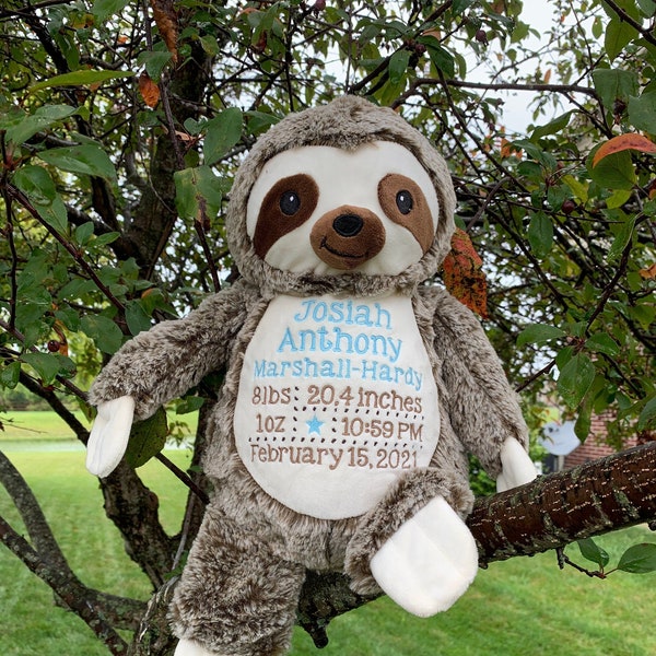 Sloth Stuffed Animal - Etsy