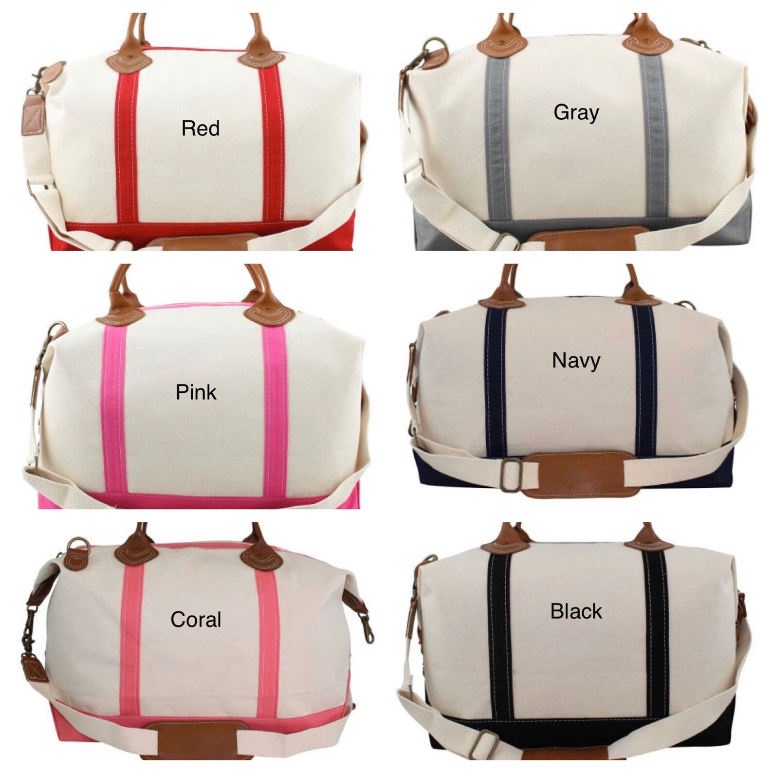 SHIPPING INCLUDED Personalized / Embroidered / Monogrammed Weekender ...