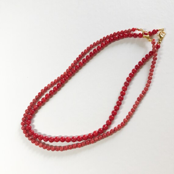 Etsy coral necklace store