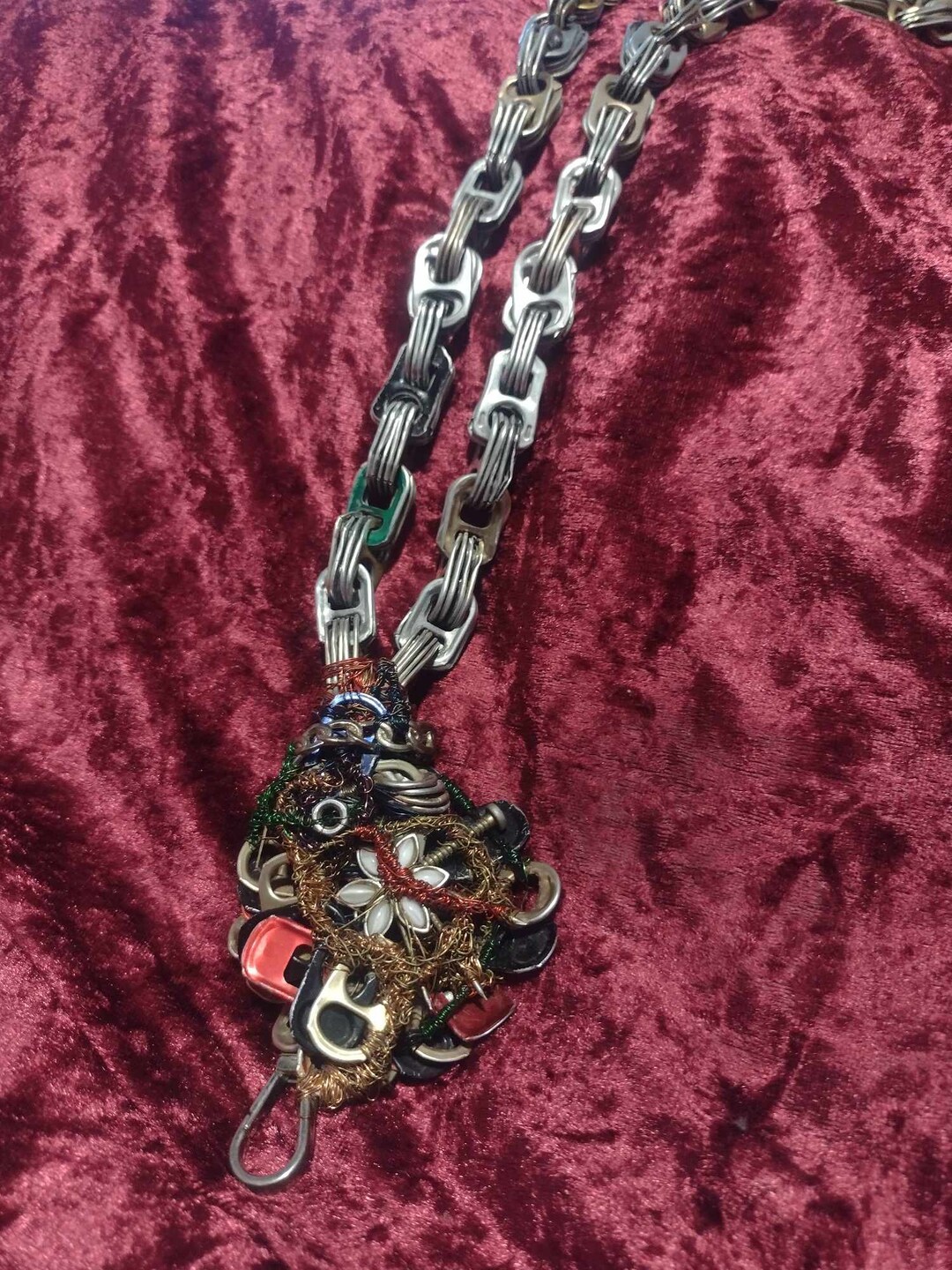 Unique Upcycled Chain: Chaos Chain - Etsy