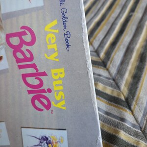 Vintage Little Golden Book-very Busy Barbie 1993 - Etsy