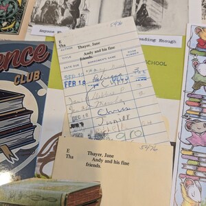 Book, Reading, Library Themed Ephemera! Over 50 Pieces! - Etsy