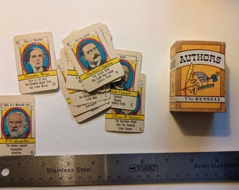Authors Card Game - Etsy